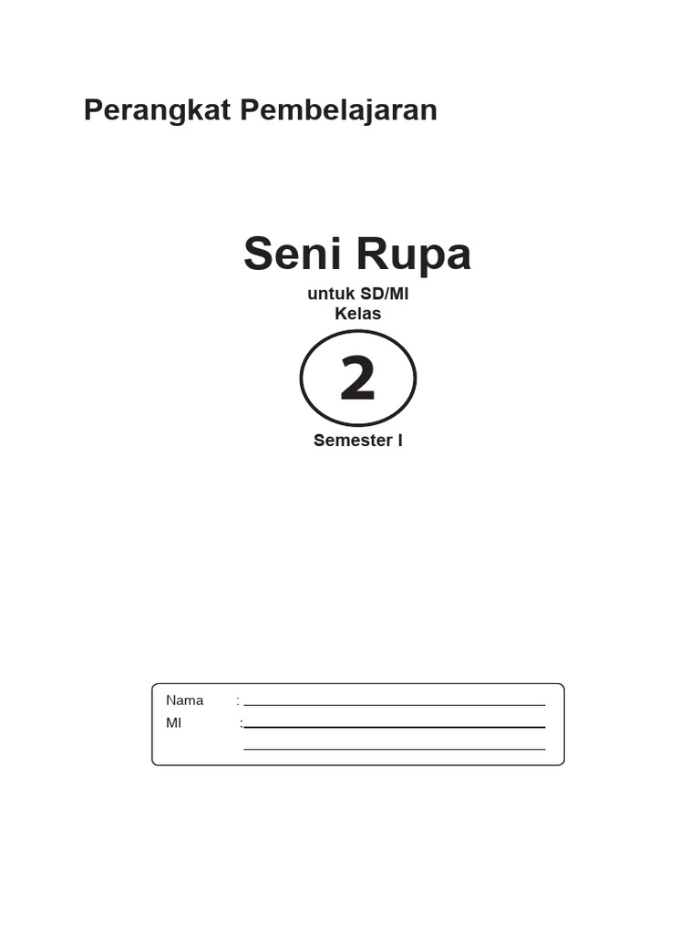 PB SENI RUPA Kelas 2 SMT I K. Merdeka | PDF