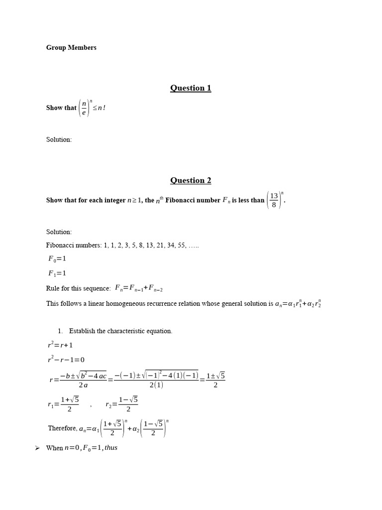 Discrete Mathematics Group Presentation 4 | PDF
