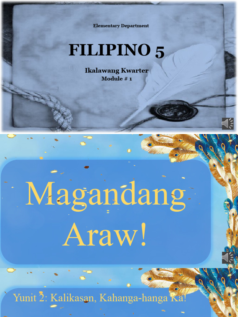 FILIPINO 5-MODYUL 4-Aralin 4 | PDF