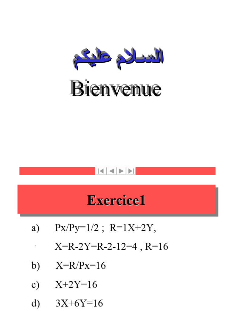 Corrigé TD Micro | PDF