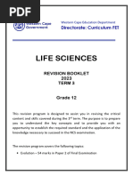 Life Sciences Grade 12 Study Notes p1 | PDF | Anatomy
