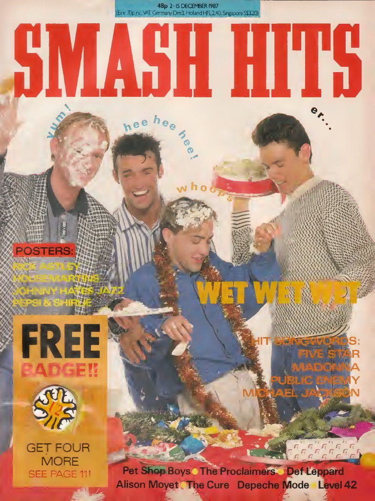 Smash Hits 2 15 December 1987 | PDF