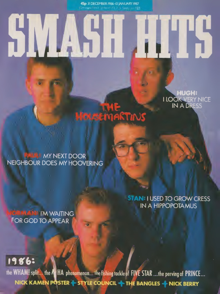 Smash Hits 31 December 13 January 1987 | PDF