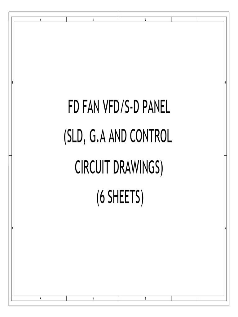 FD Fan VFD-SD Panel | PDF