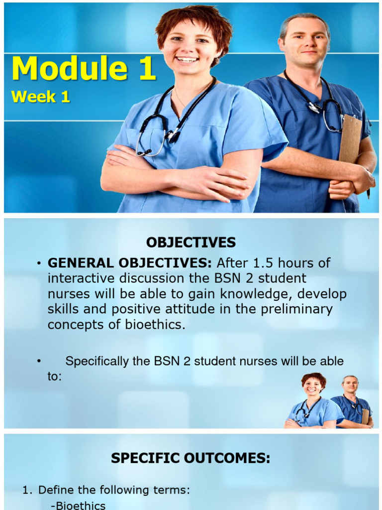 1 Preliminary Concepts of Bioethics | PDF