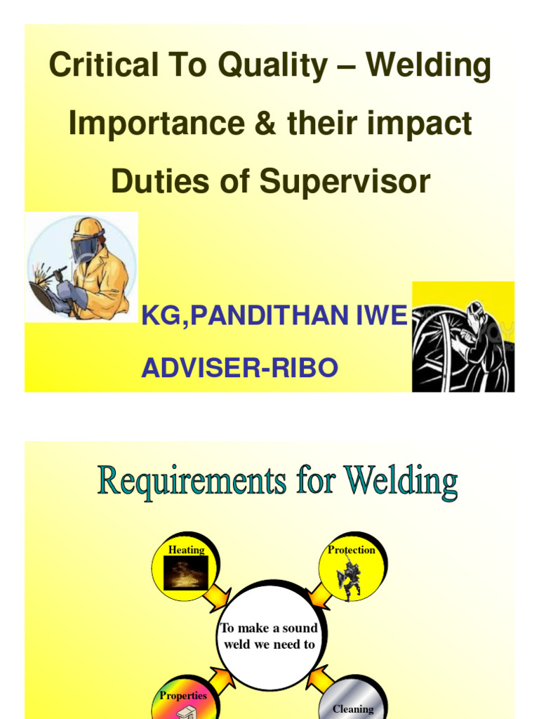 Welding Quality Control Guidelines | PDF | Welding | Construction