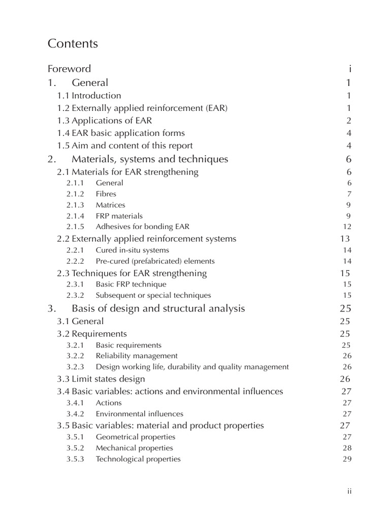 Fib Bulletin 90 Contents | PDF