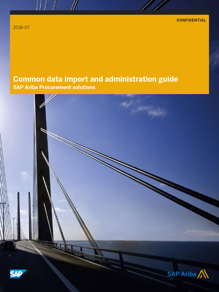 Common Data Import and Administration Guide For SAP Ariba Procurement ...