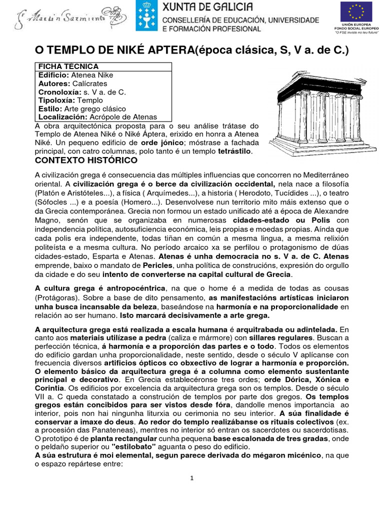 O Templo de Niké Aptera | PDF