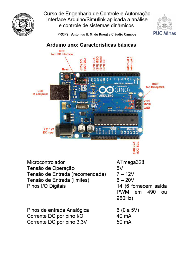 Oficina Interface Arduino Simulink Pdf Arduino Entradasaída