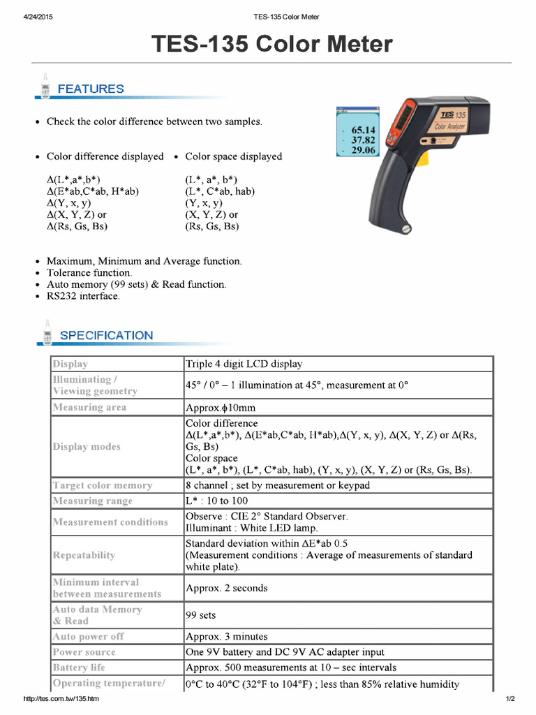 catalog-TES-135A | PDF
