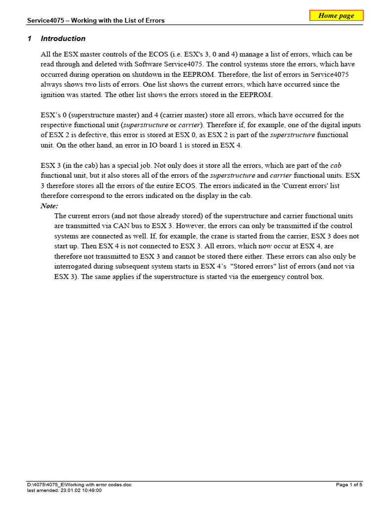 Working With Error Codes | PDF