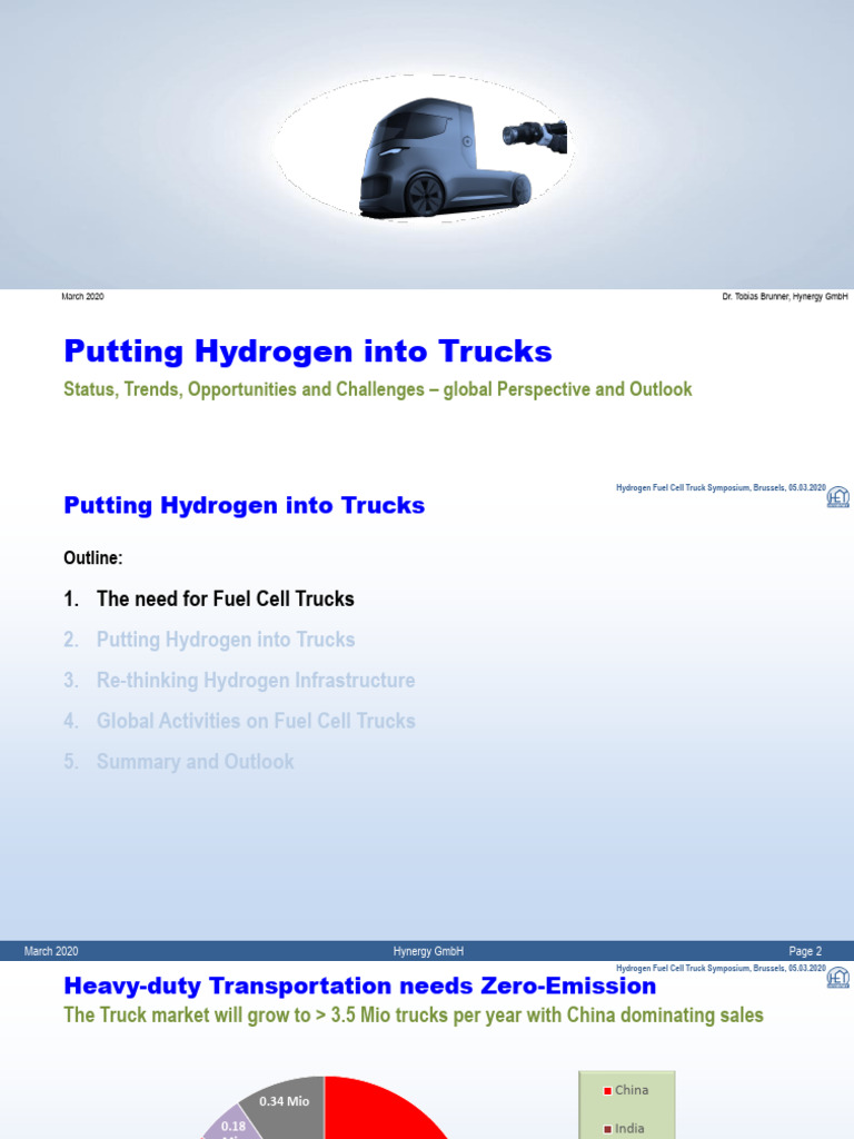 IMPORTANT PRESENTATION - Comparing LH2 CcH2 and H2 For HDV | PDF
