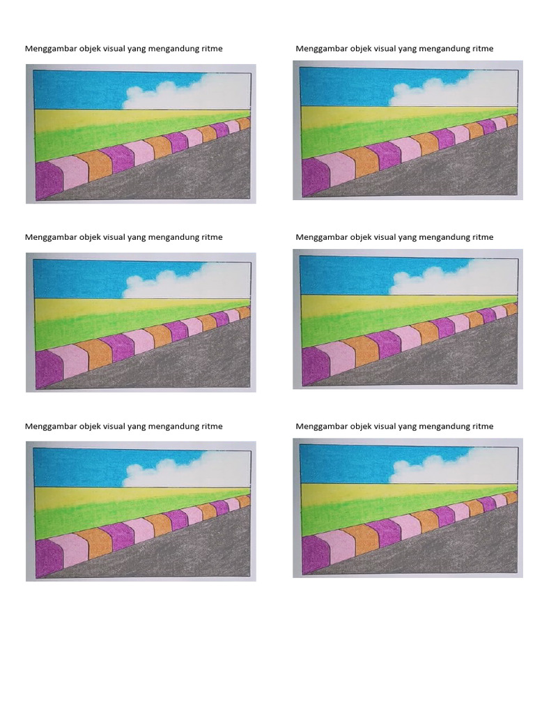 Menggambar Objek Visual Yang Mengandung Ritme | PDF