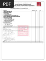 LLP Balance Sheet Template ICAI 2024 | PDF