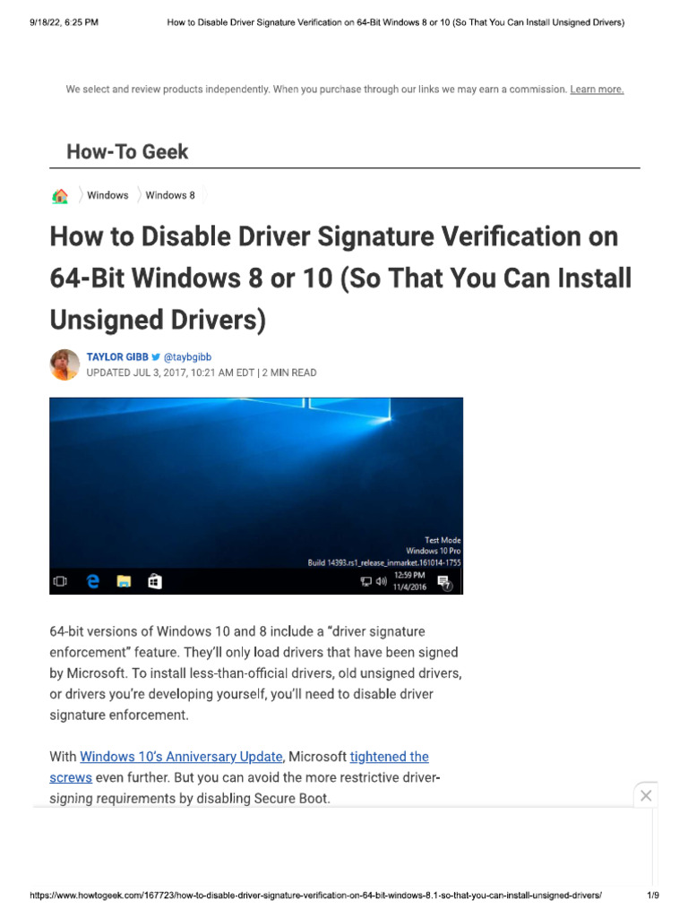 Driver Signing | PDF
