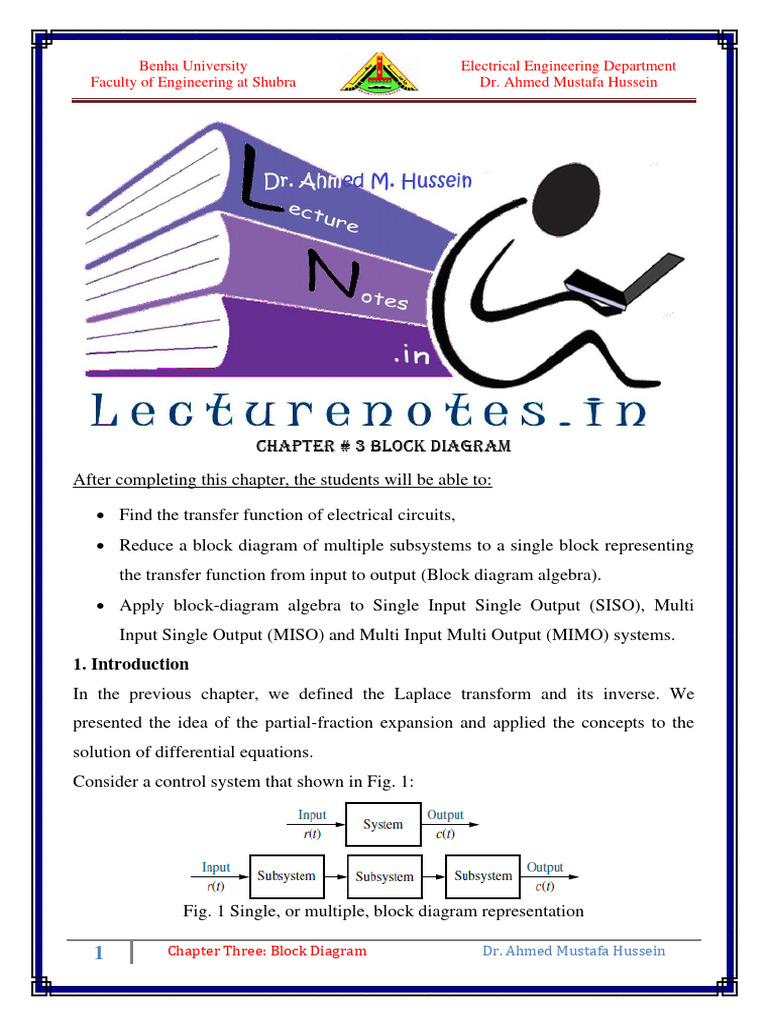 Block Diagram Basics for Students | PDF | Science & Mathematics