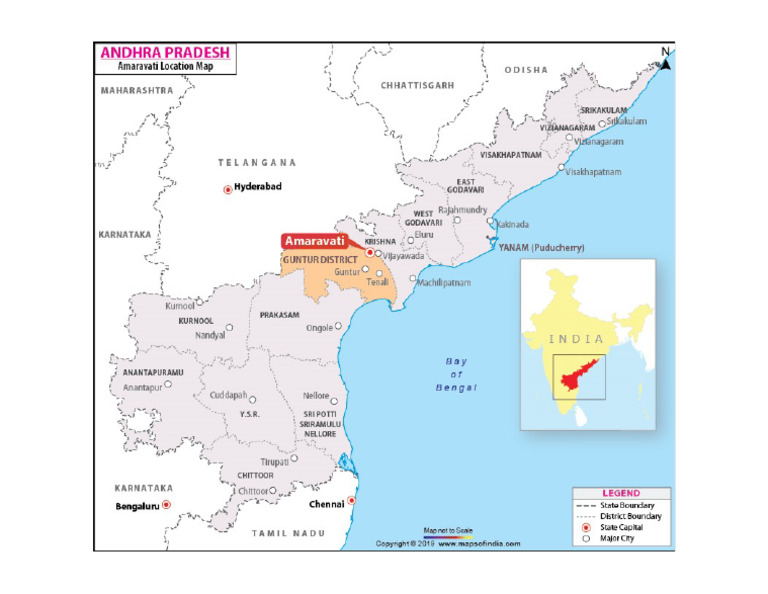 Andra Pradesh Map | PDF