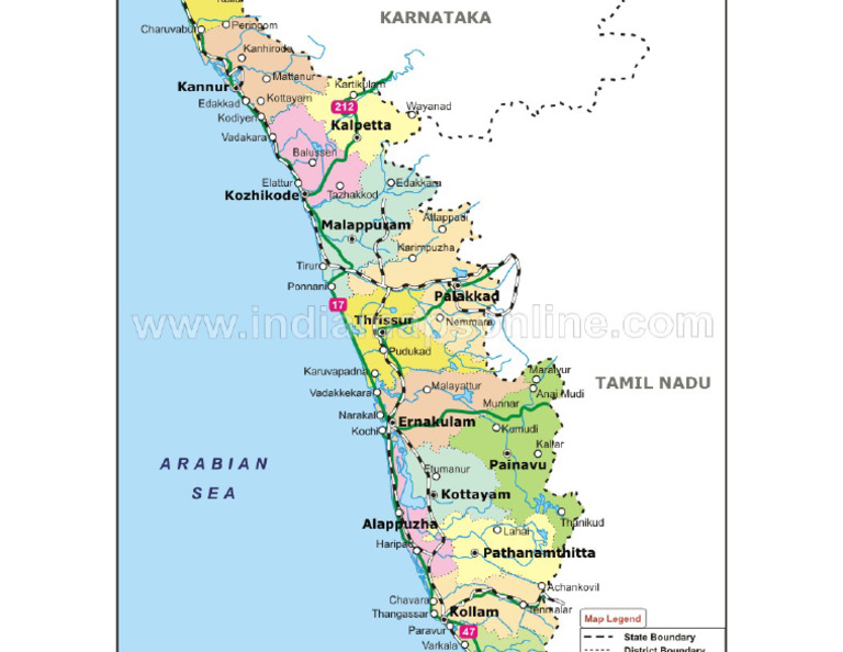 Kerala Map | PDF