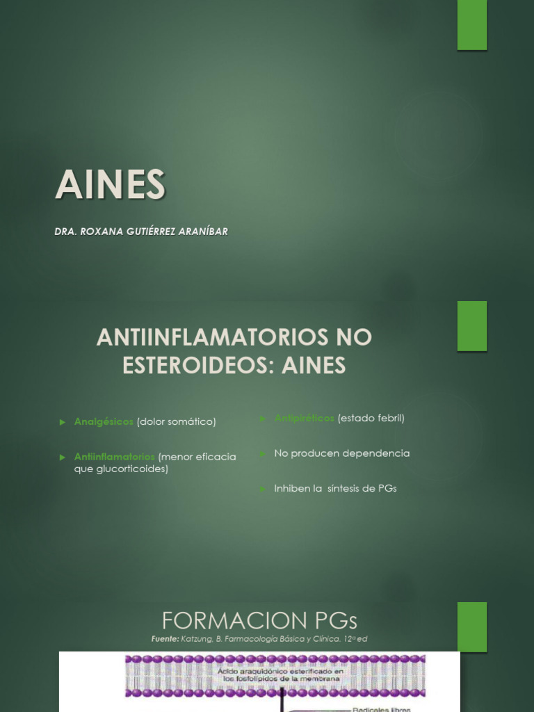 Presentación AINES | PDF