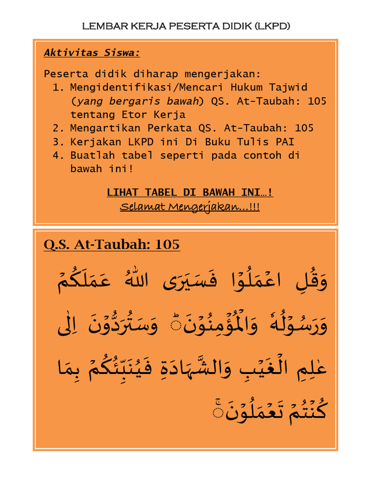LKPD 2_PAI_BAB 1 | PDF