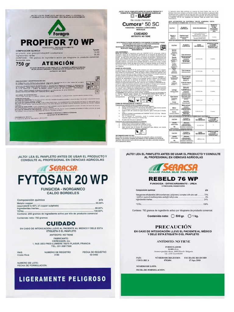 Fungicidas Con Panfletos | PDF