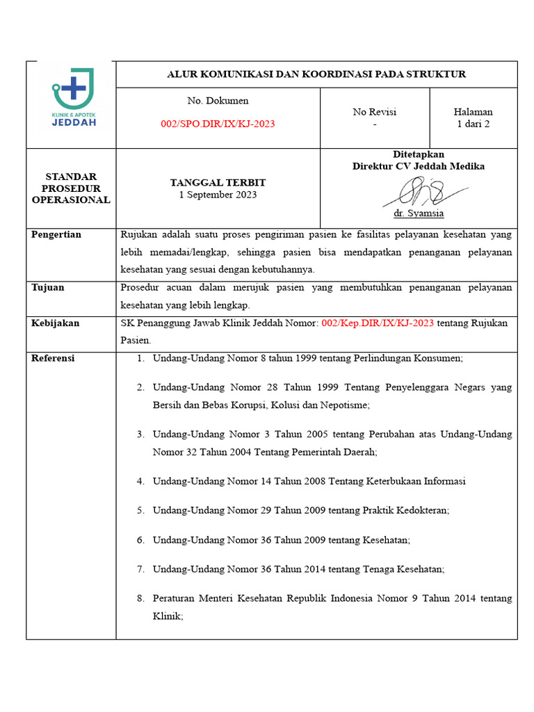 PKP 11.1 Sop Rujukan | PDF | Pengembangan Diri | Sains & Matematika