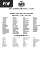 Preambulatory and Operative Clauses | PDF | Clause