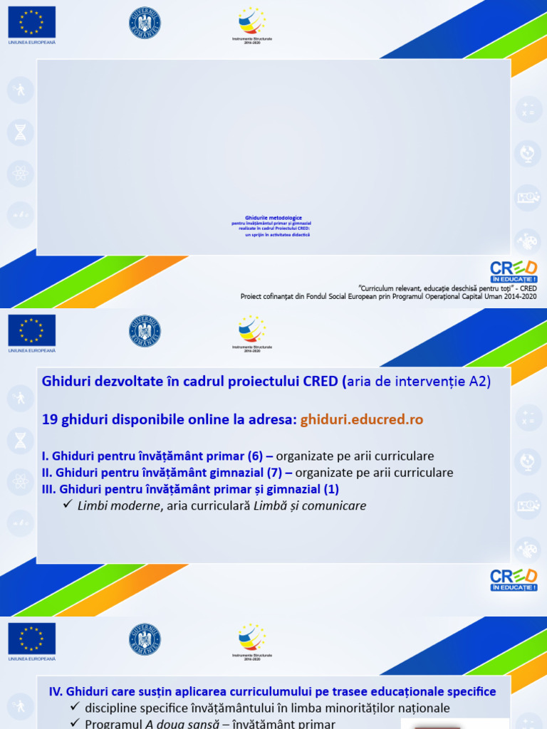 Ghiduri Metodologice CRED | PDF