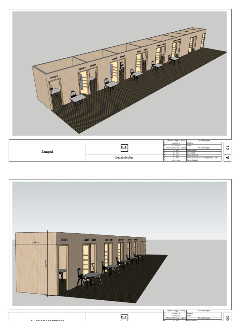 Denah Runagan Swaber | PDF