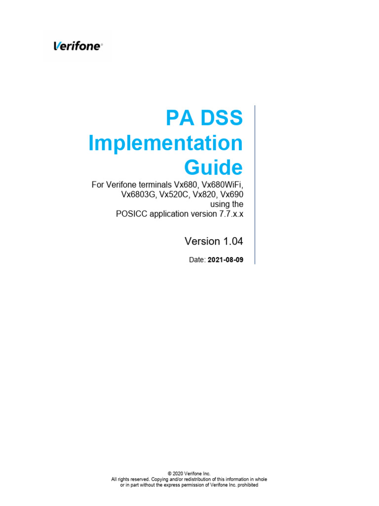 Posicc Padss Implementation Guide v1 03 0 | PDF | Payment Card Industry ... Posicc Padss Implementation Guide v1 03 0 | PDF | Payment Card Industry ...