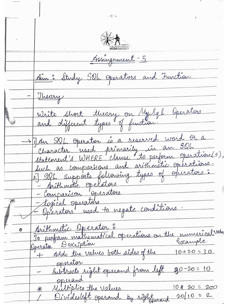 Rdbms 5 & 6 Assignment | PDF