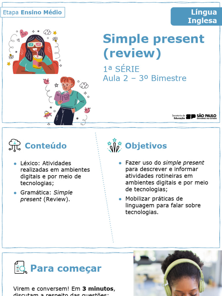 Aula 2 - Simple Present (Review) | PDF