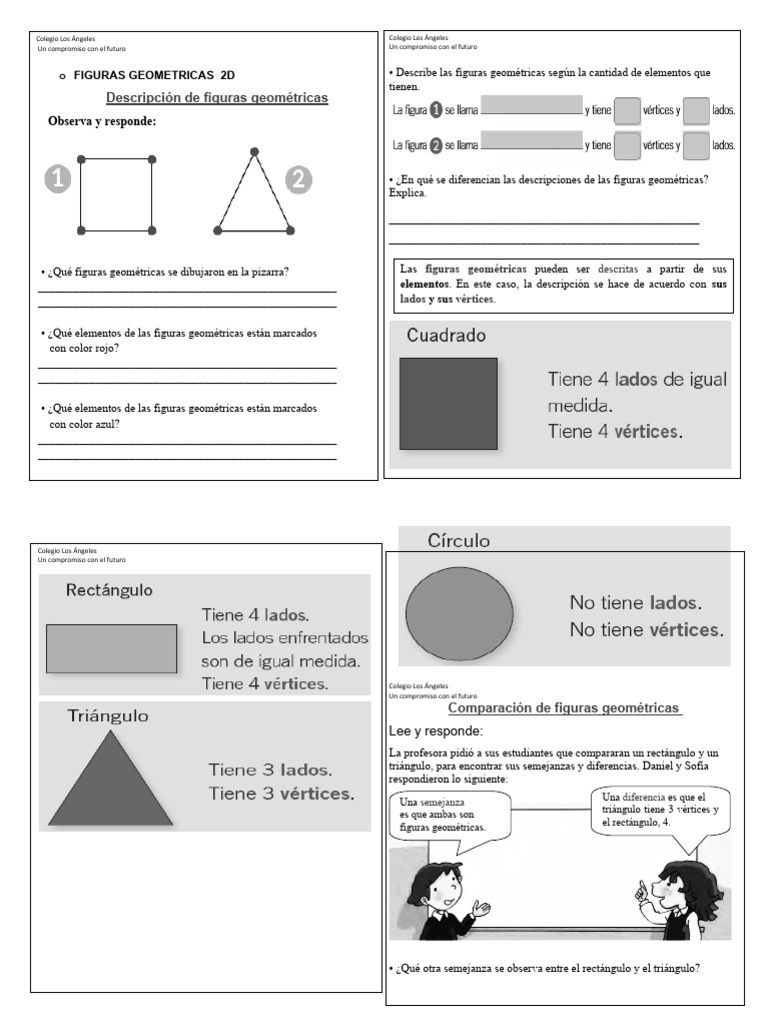Geometria Figuras 2D y 3D | PDF