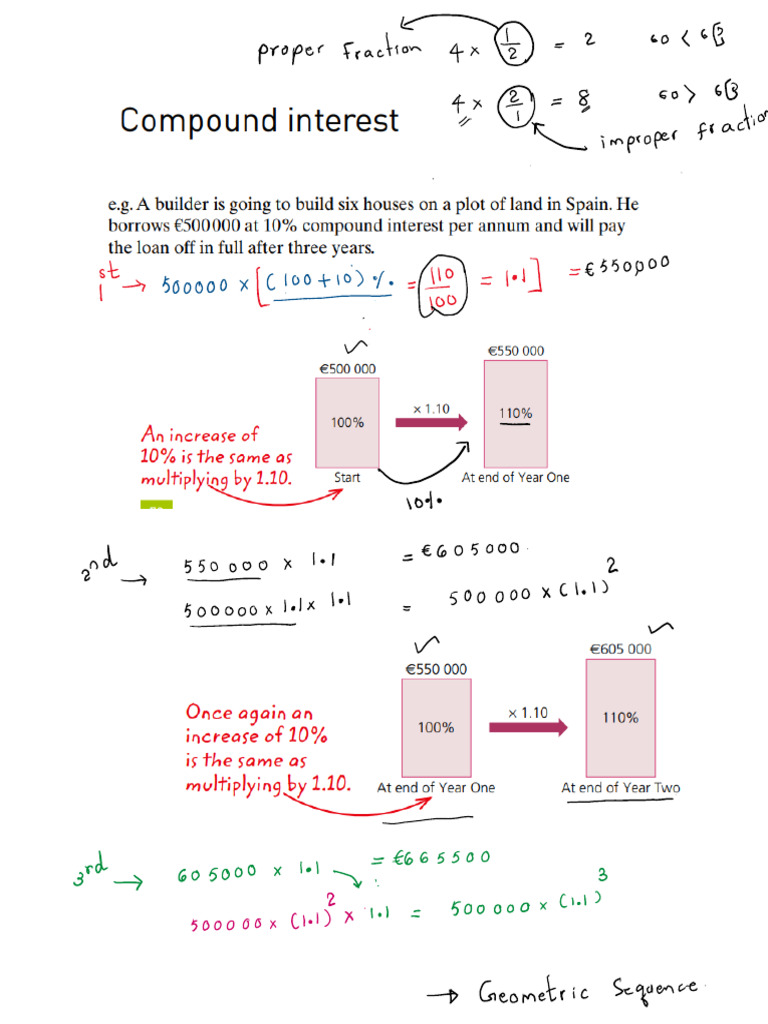 Compound Interest (End) | PDF