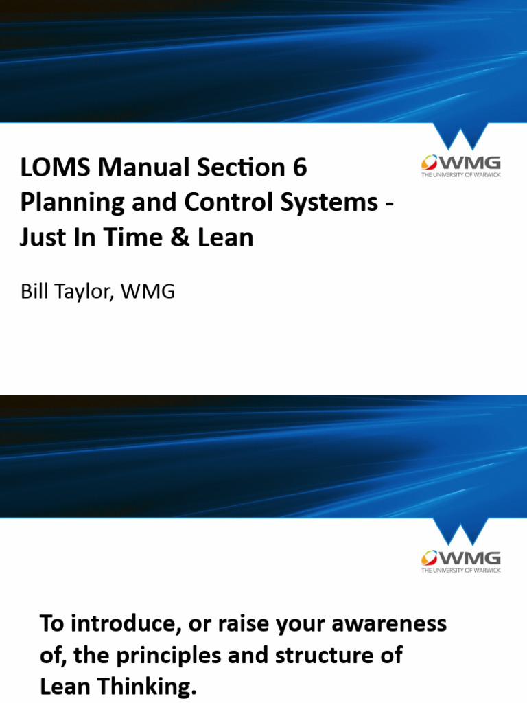 LEAN Presentation | PDF