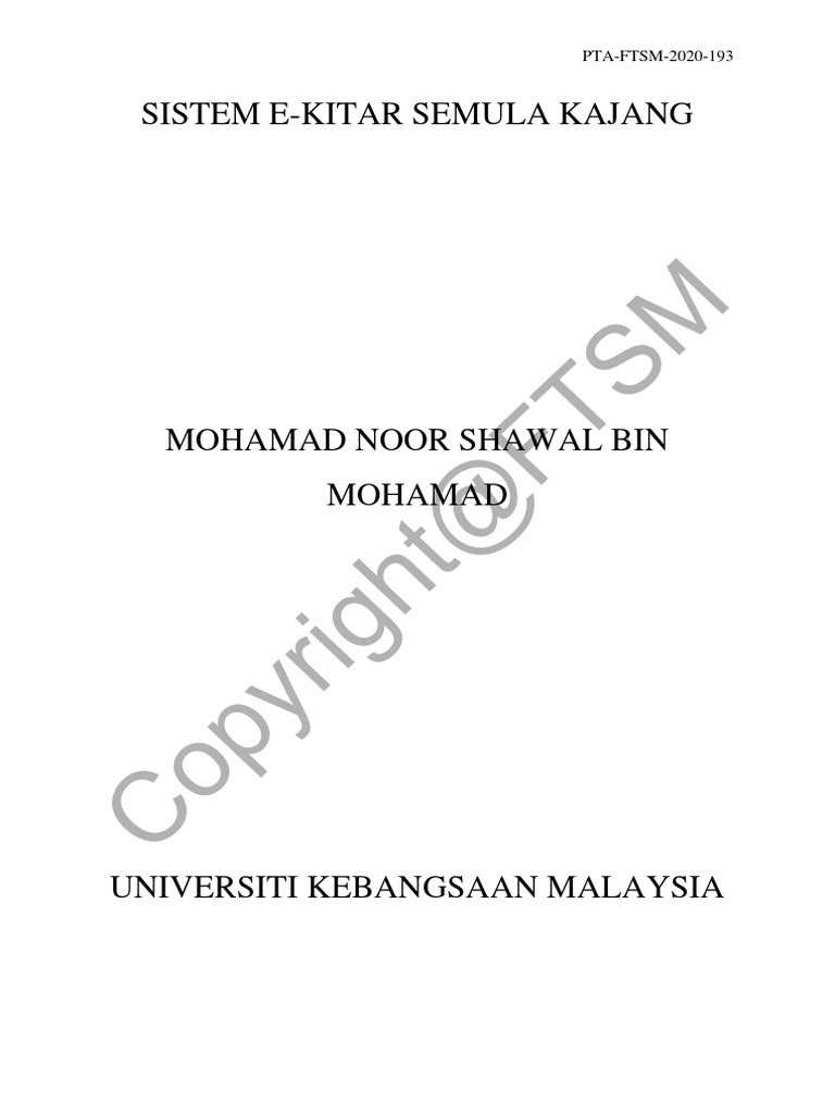 Pta FTSM 2020 193 | PDF