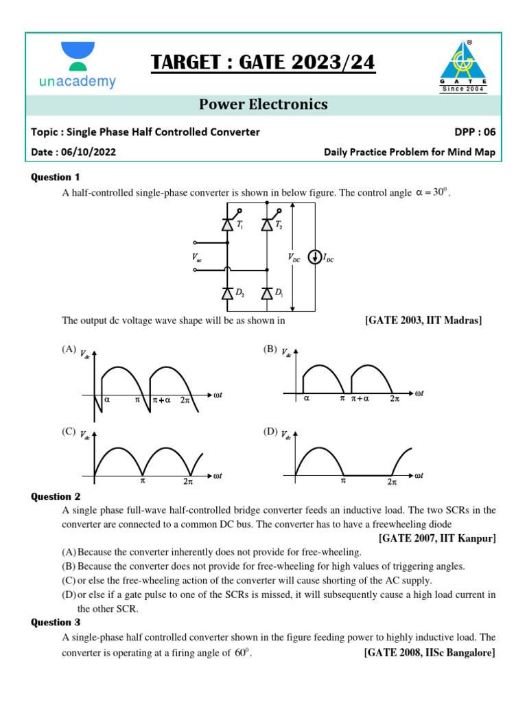 Power Electronics DDP 06 | PDF