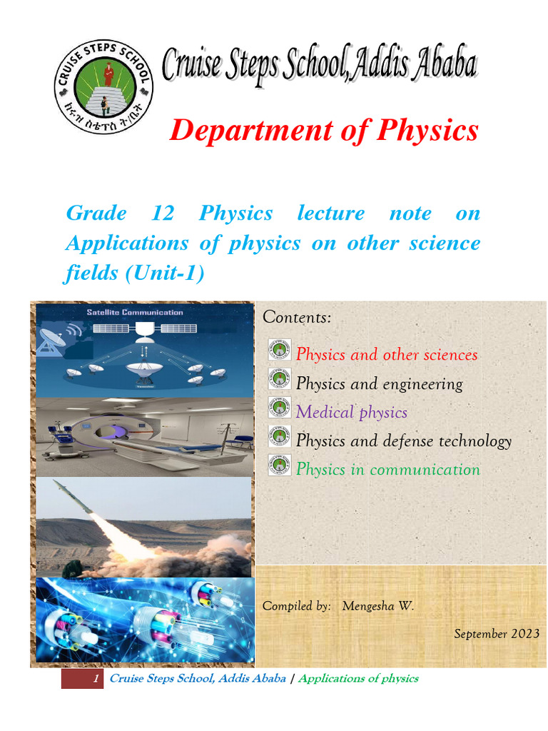 Application of Physics | PDF | Physics | Science