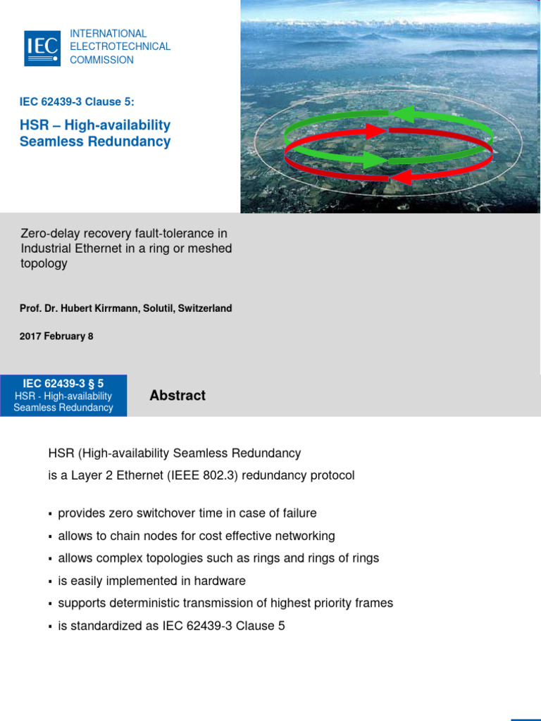 IEC 62439-3.5 HSR Kirrmann | PDF | Computers