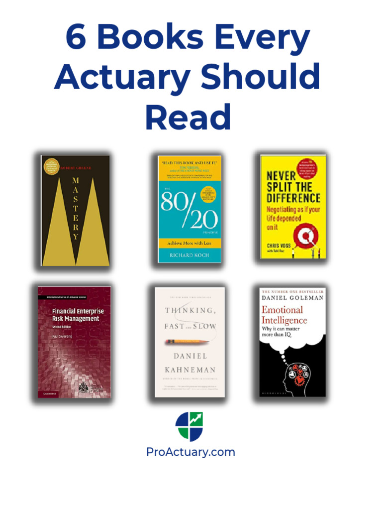 6 Books For Actuaries 1683545438 | PDF | Risk | Learning