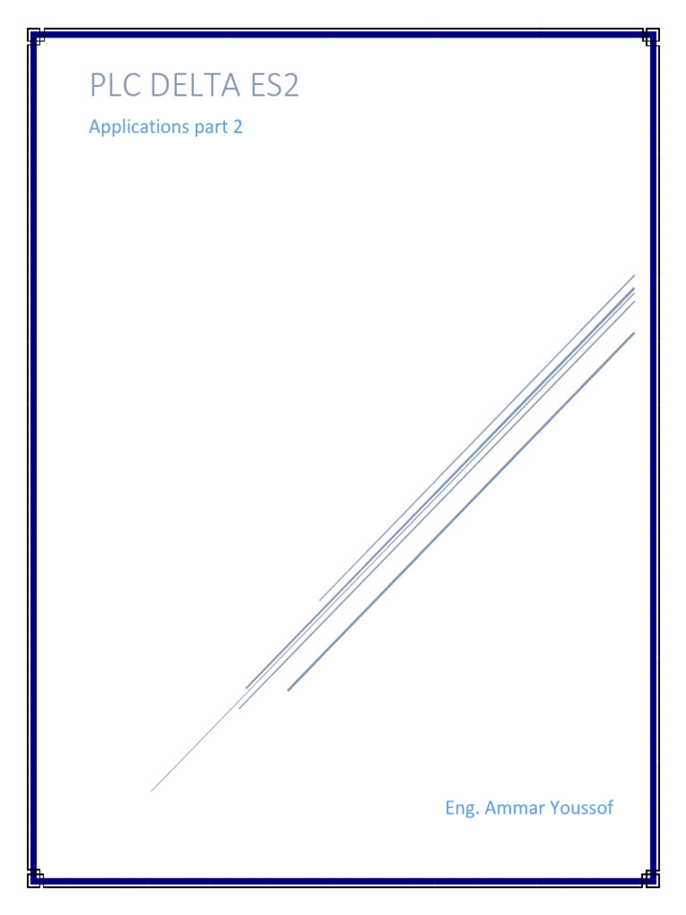 Application Part 2 of PLC Delta | PDF