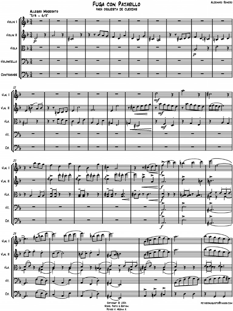 Fuga Con Pajarillo | PDF