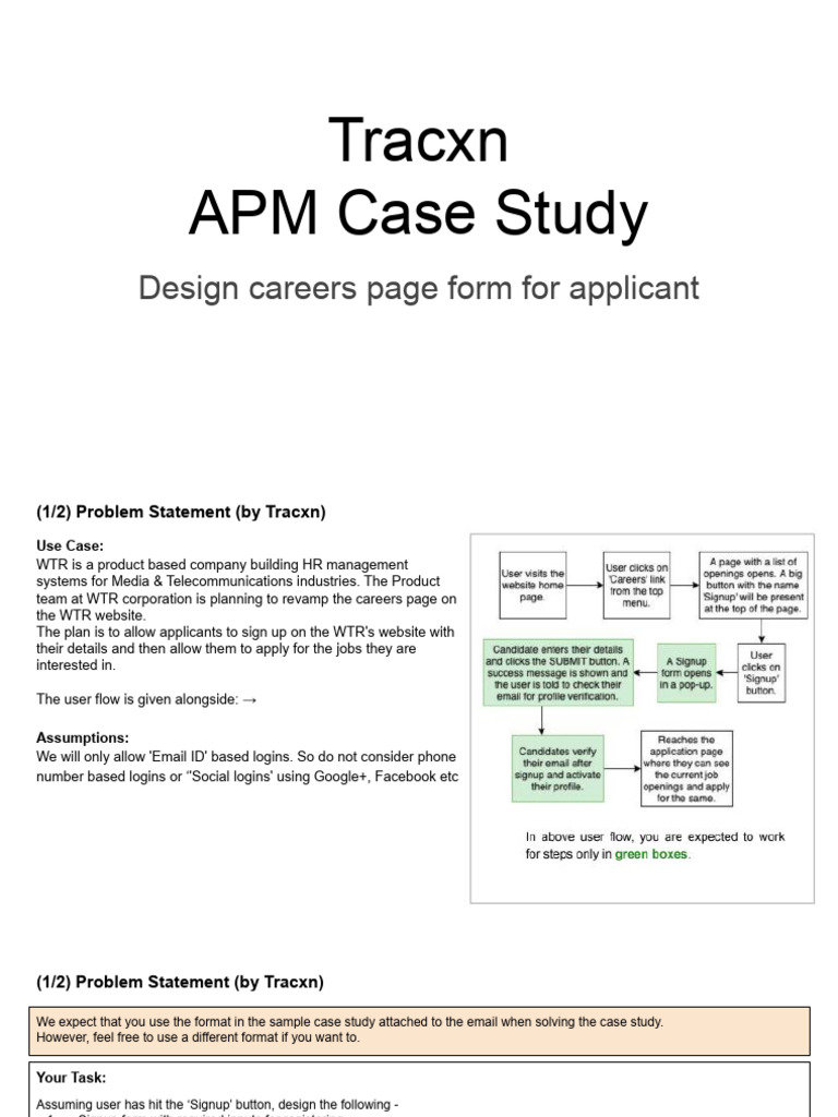 Tracxn APM Case Study | PDF