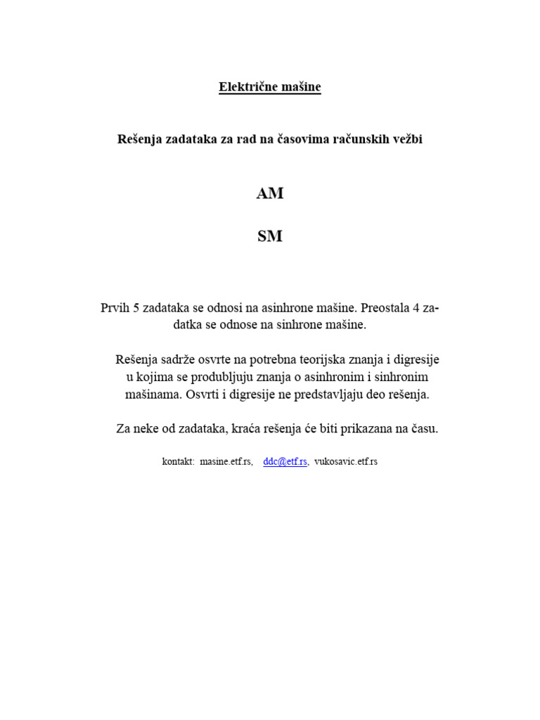 ZadacI Racunske Vezbe Resenja 2 | PDF