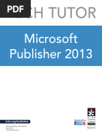 1 Introduction To MS Publisher | PDF | Window (Computing) | Graphical ...
