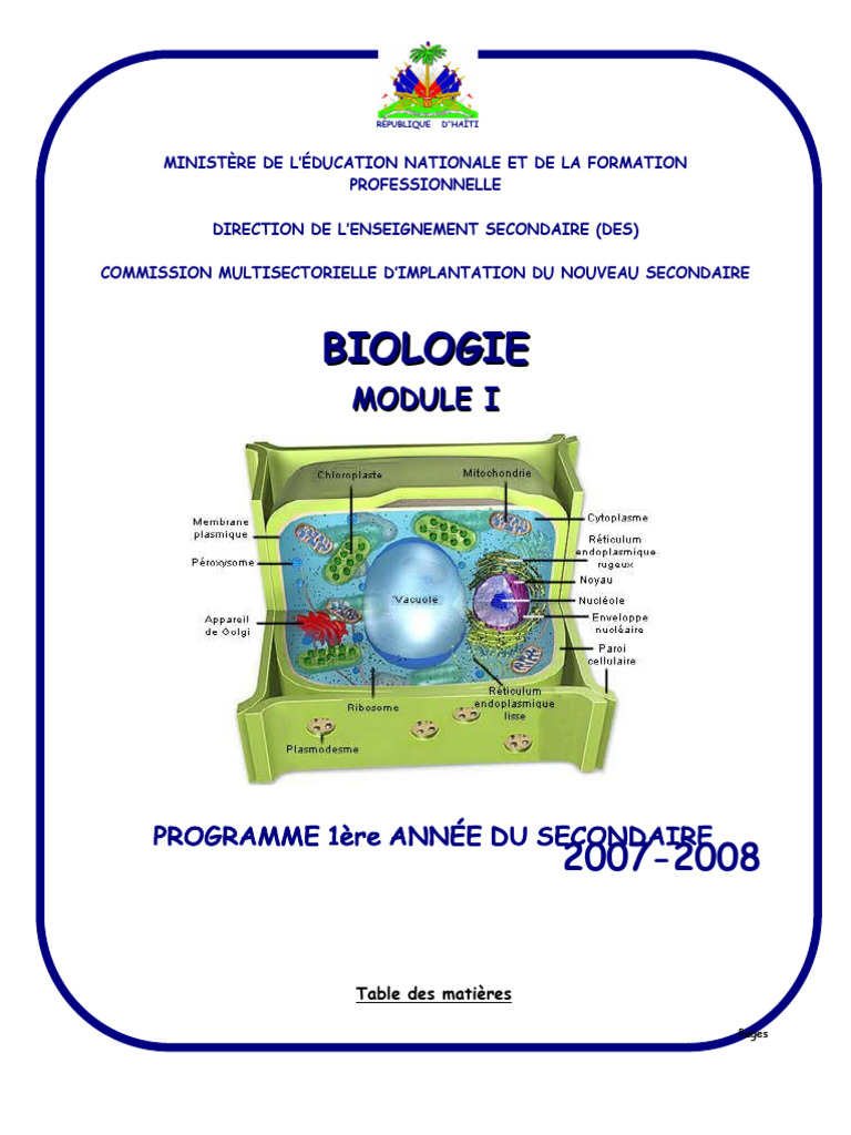 Biologie S2 | PDF