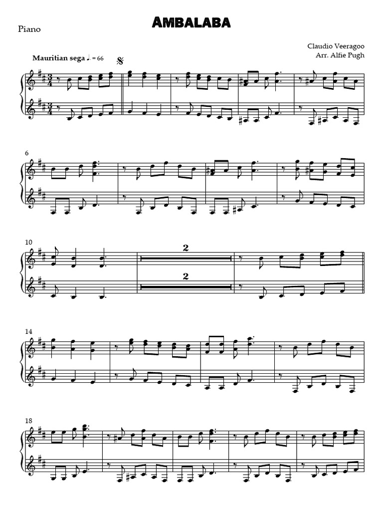 Ambalaba PIANO | PDF
