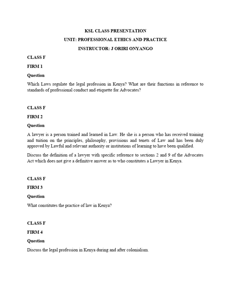 KSL Class Presentation | PDF