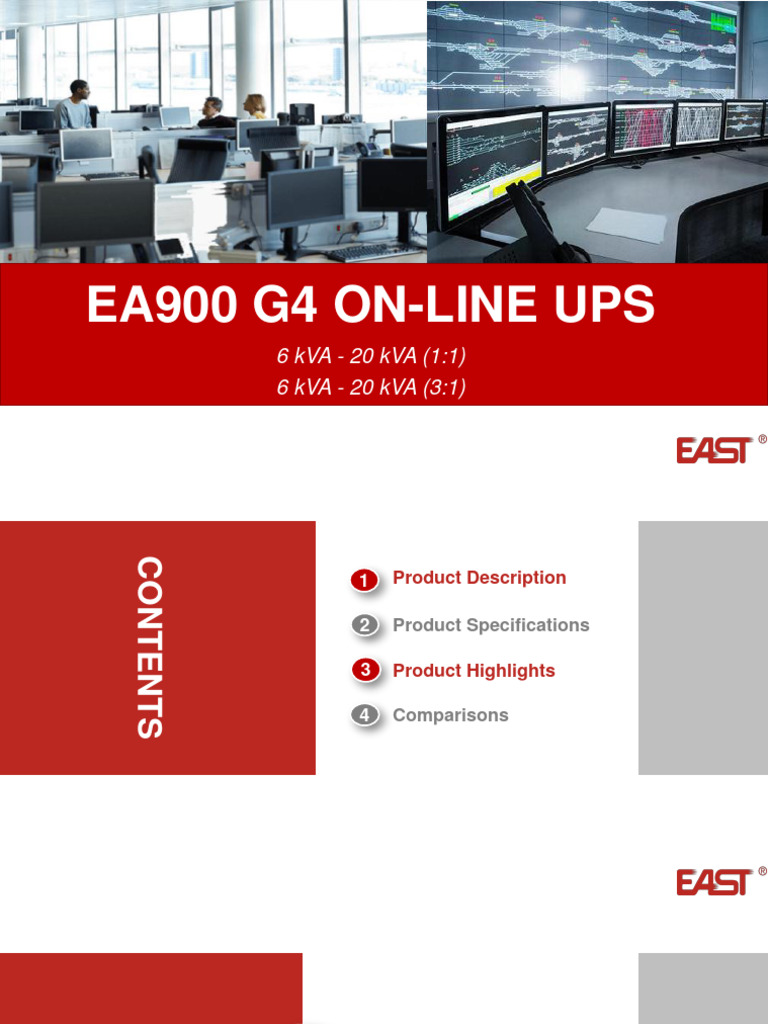Ups On Line Ea900g4!6!20 Kva PPT Ing 19 | PDF
